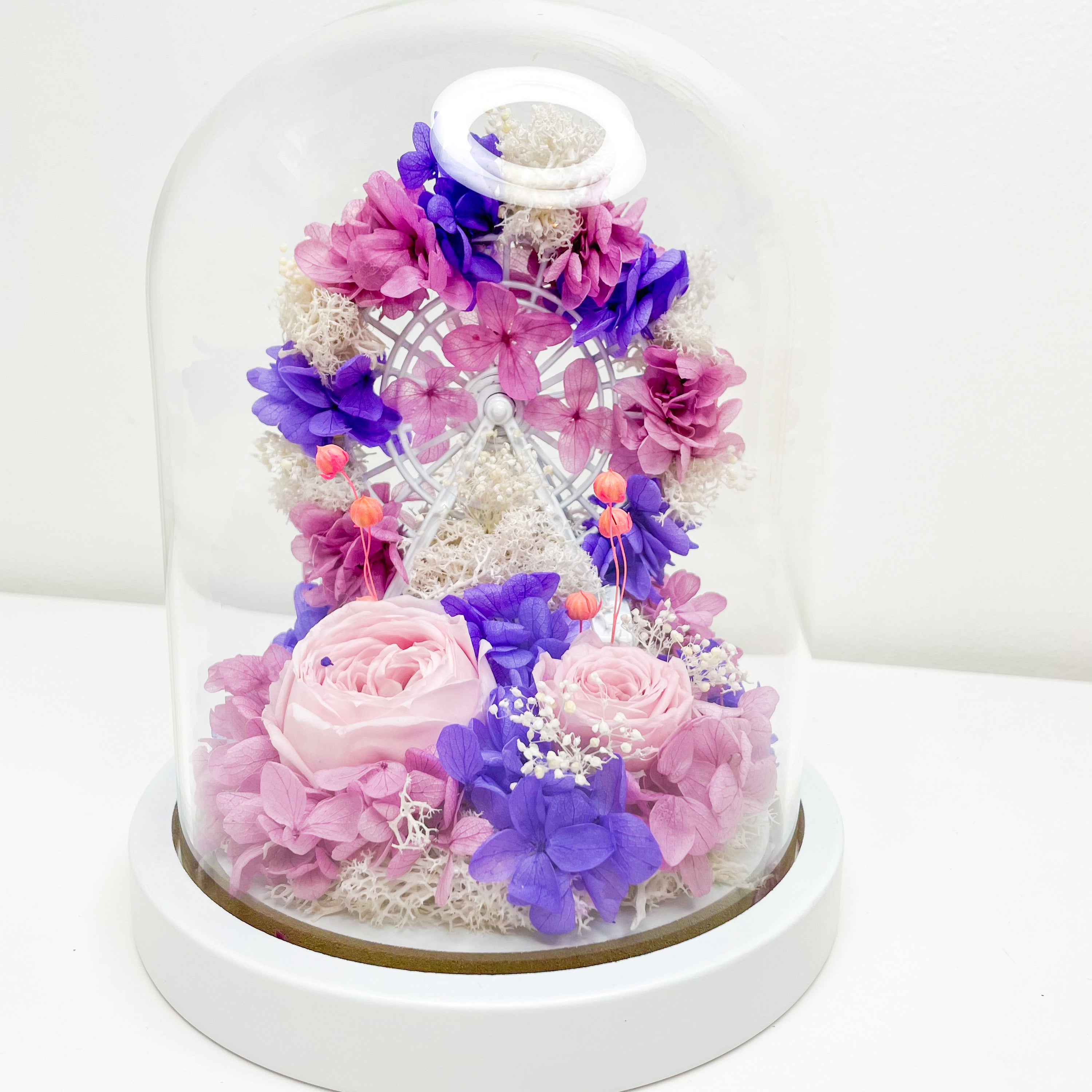 Ferris Wheel Light Up Dome - Purple